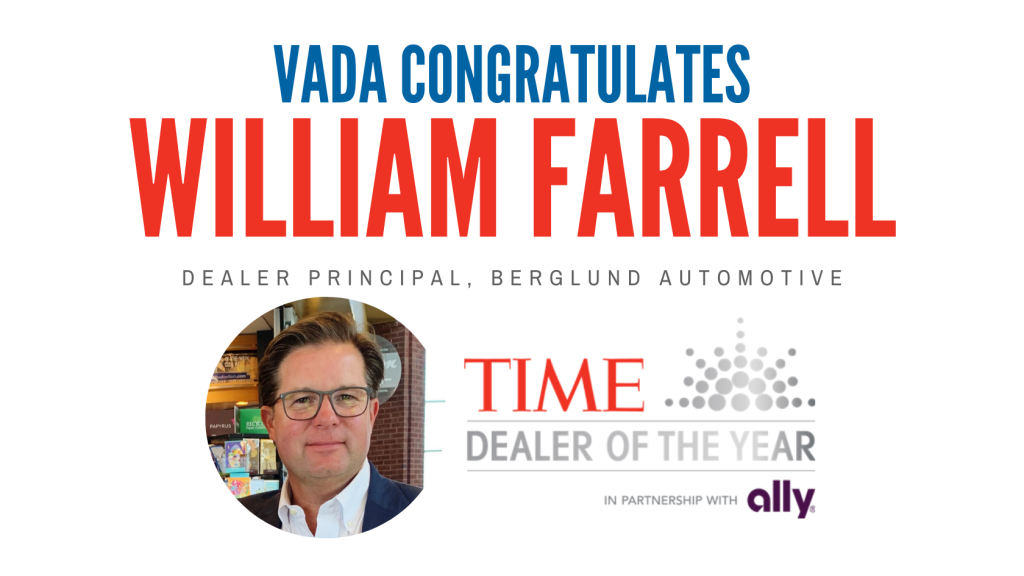 Congratulations to William Farrell, 2020 TIME Dealer of the Year award ...
