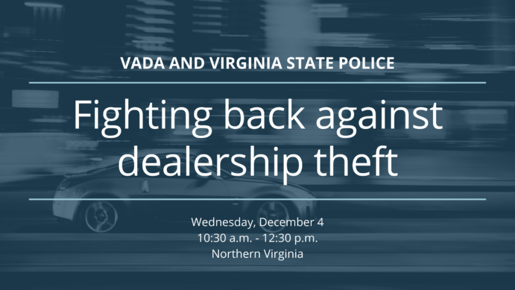 Fighting Back Against Dealership Thefts - Virginia Automobile Dealers ...