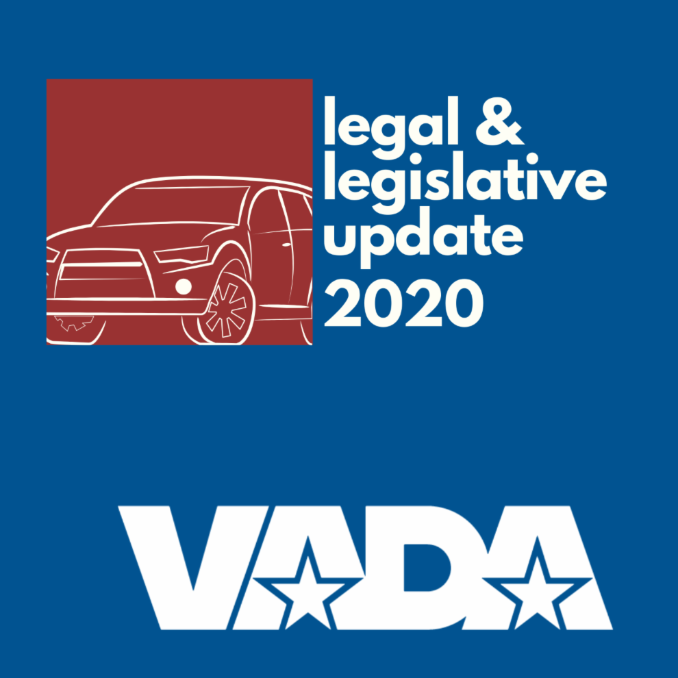 Keeping VADA Members Informed - Virginia Automobile Dealers Association